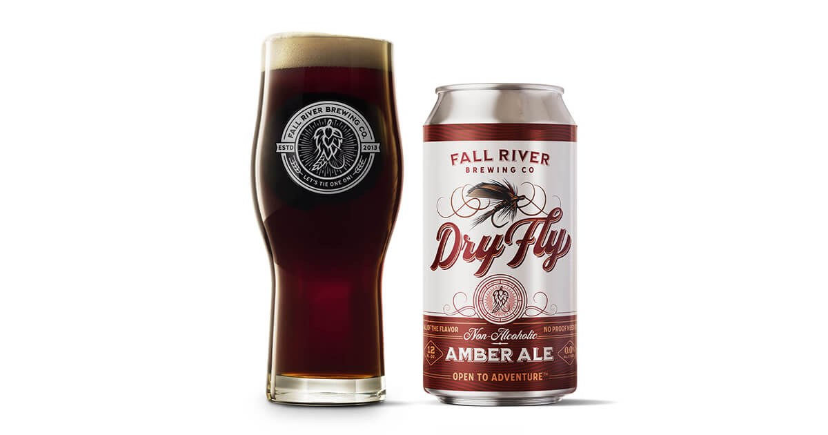 Dry Fly Non-Alcoholic Amber Ale | Fall River Brewing Co.