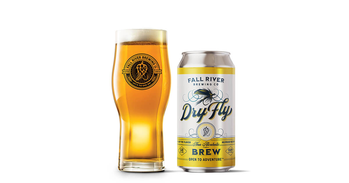 Dry Fly Non-Alcoholic Golden Brew | Fall River Brewing Co.