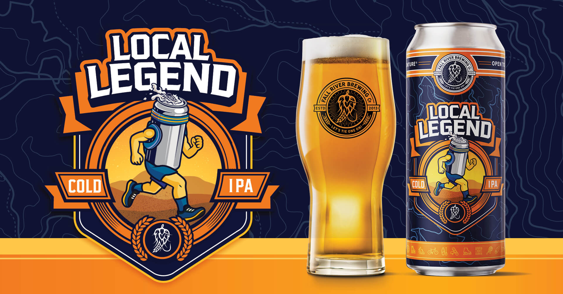Local Legend Cold IPA | Fall River Brewing Co.